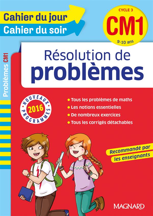 Cahier Du Jour - Cahier Du Soir RéSolution De ProblèMes Cm1 - Librairie ...