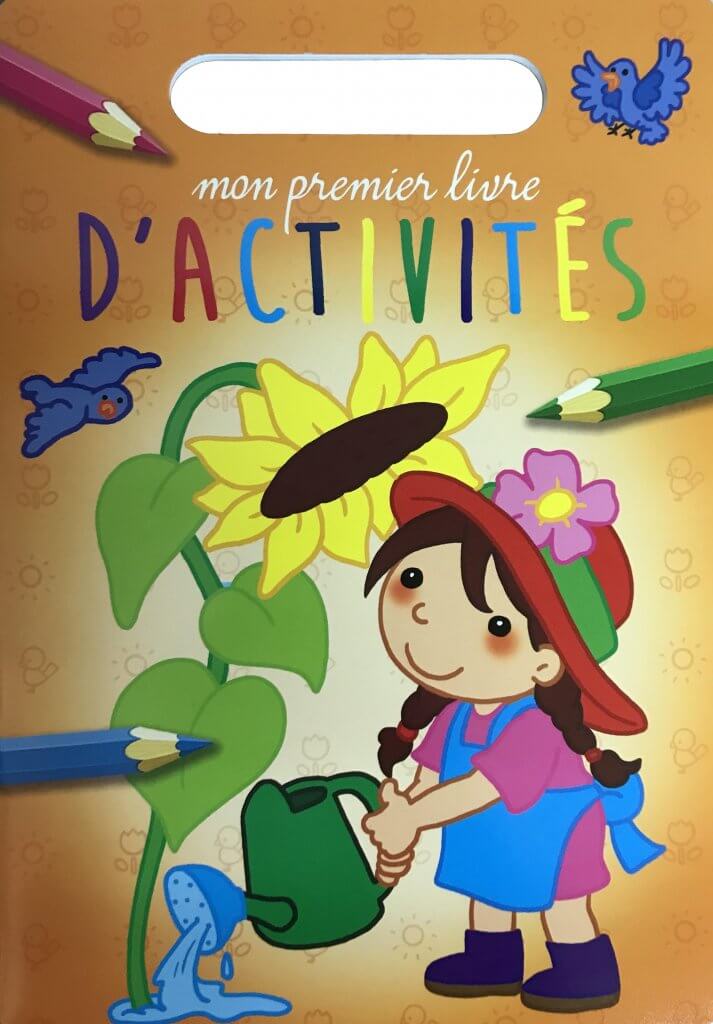 Mon premier livre d'activités-orange - Librairie Stephan