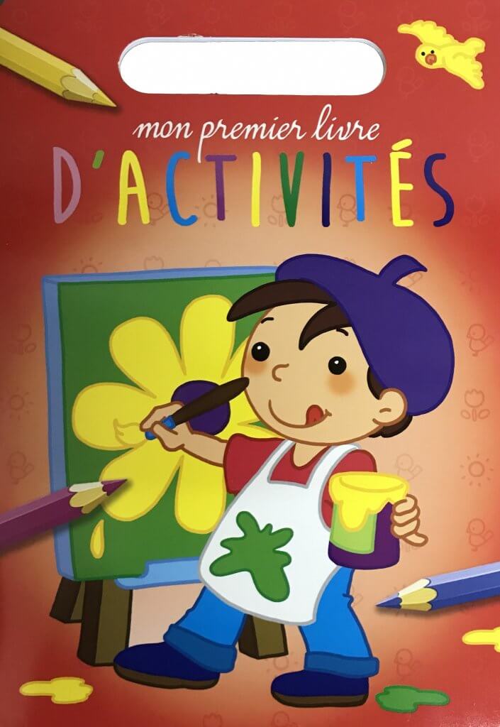mon premier livre d'activités-rouge - Librairie Stephan