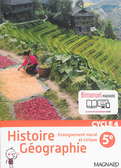 Histoire géographie, enseignement moral et civique 5e - Librairie Stephan